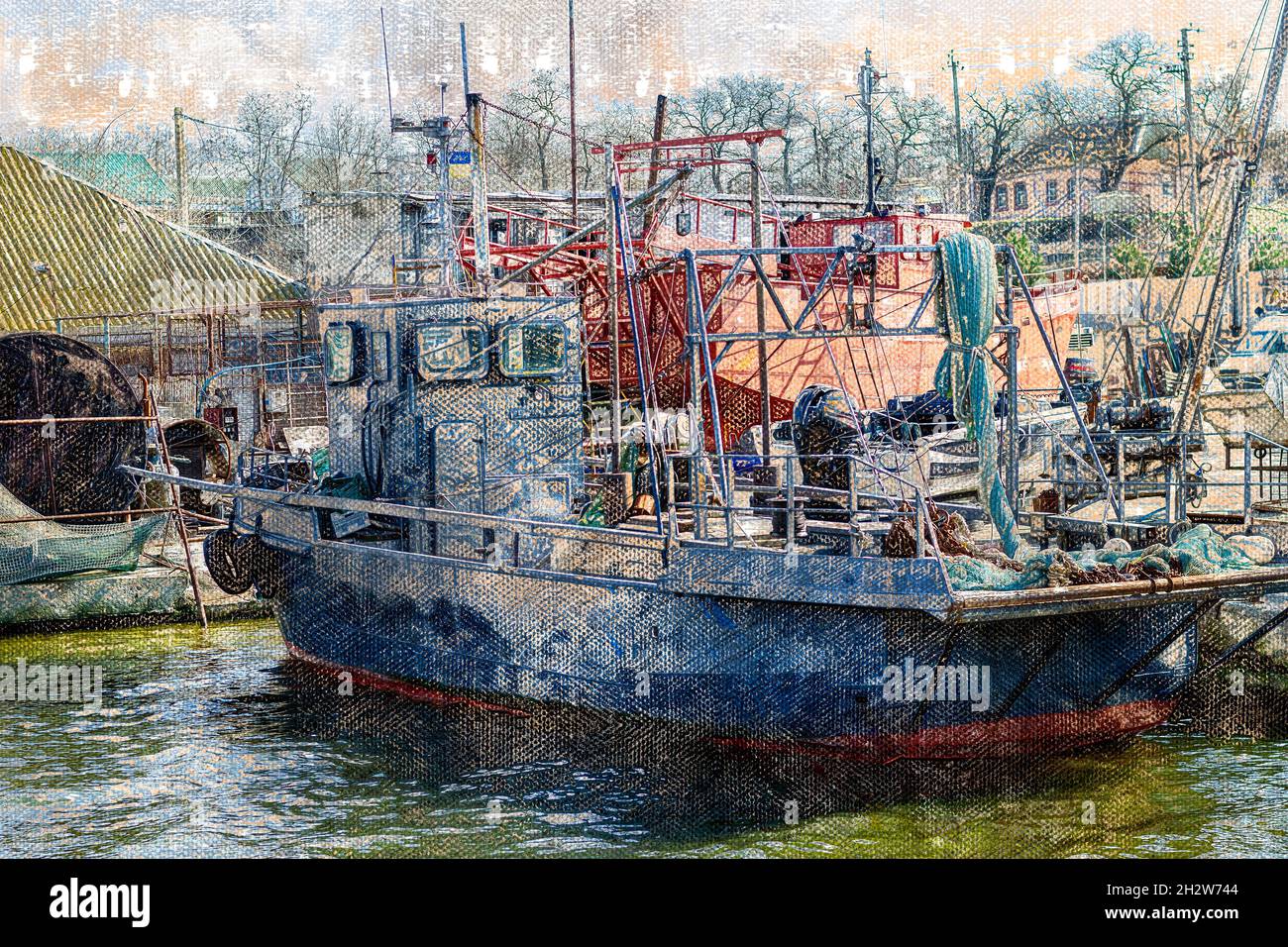 Old barge texture hi-res stock photography and images - Alamy