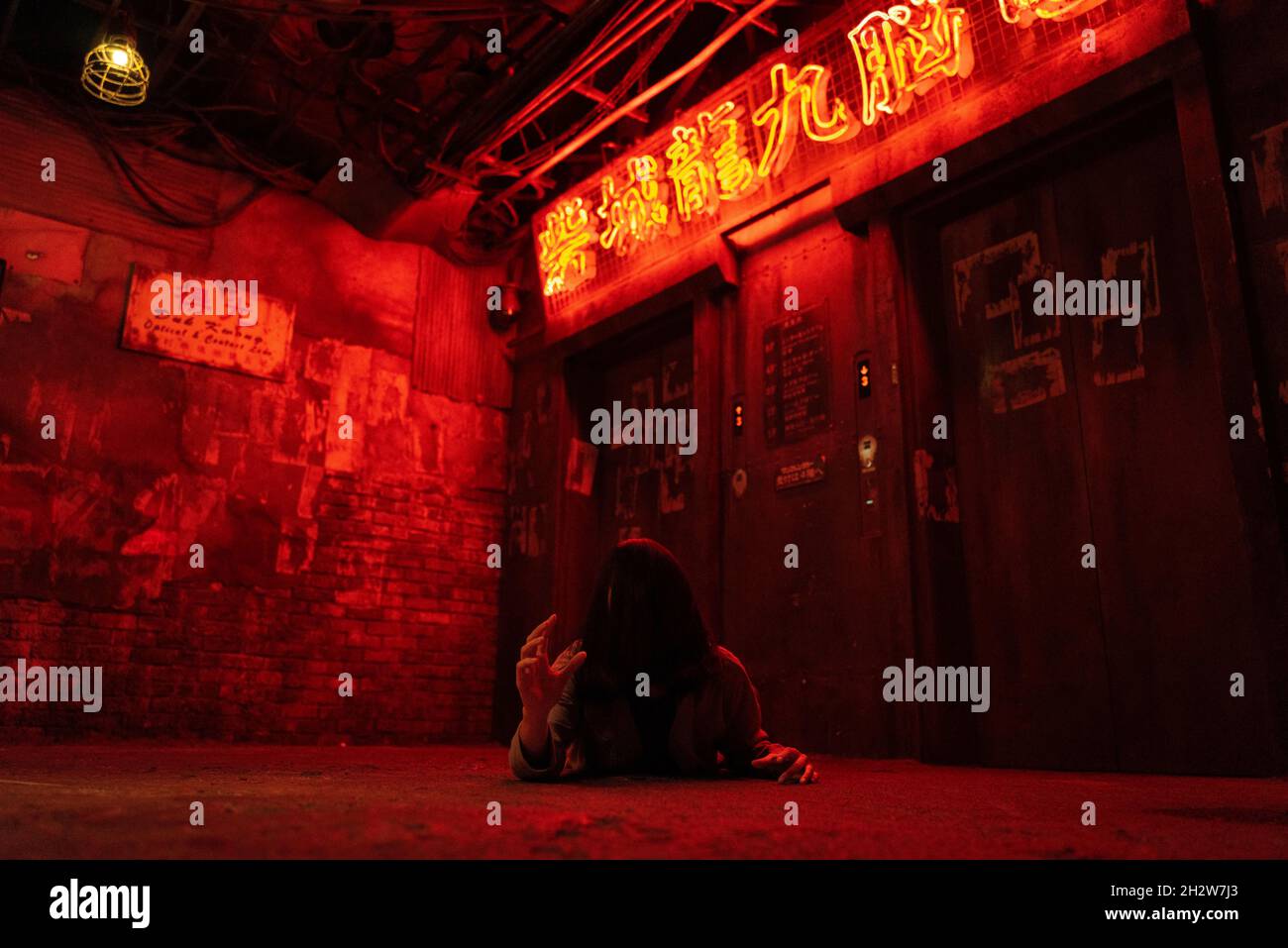 KAWASAKI, JAPAN - Aug 08, 2020: The interior of the Warehouse Kawasaki ...