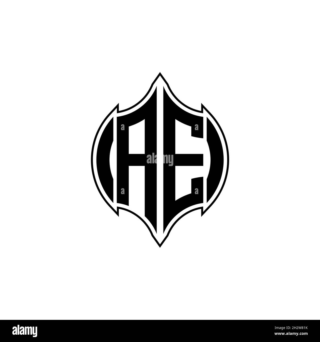 Logo monogram initial geometric shape style design. Esports logo, brand ...