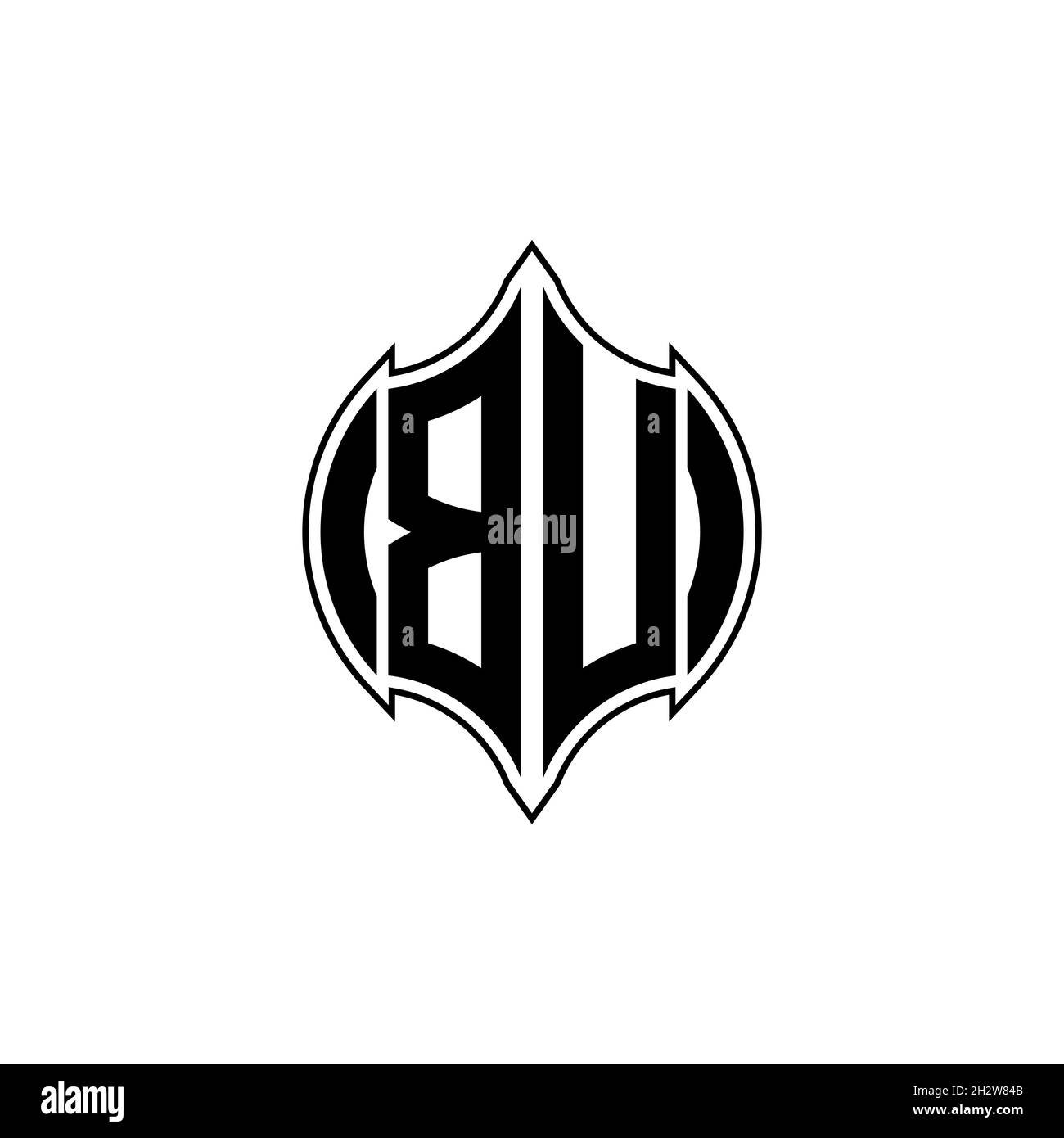 BT Monogram logo letter with simple shape and circle rounded design ...