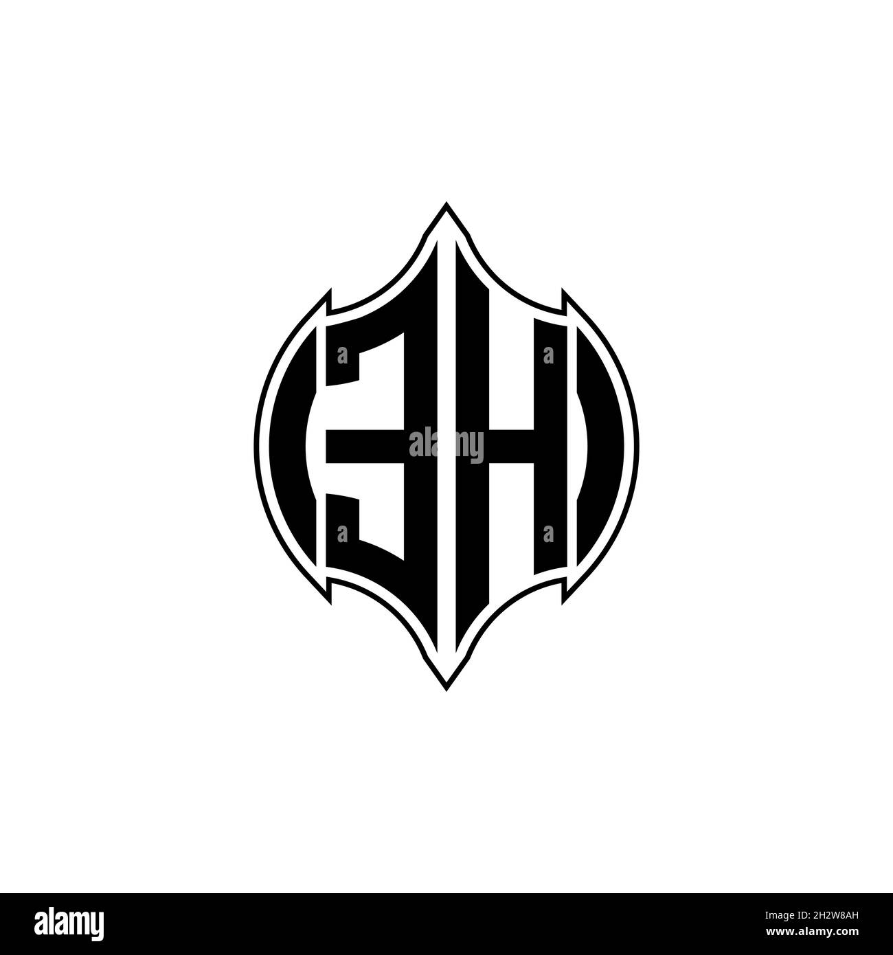 Logo monogram initial geometric shape style design. Esports logo, brand ...