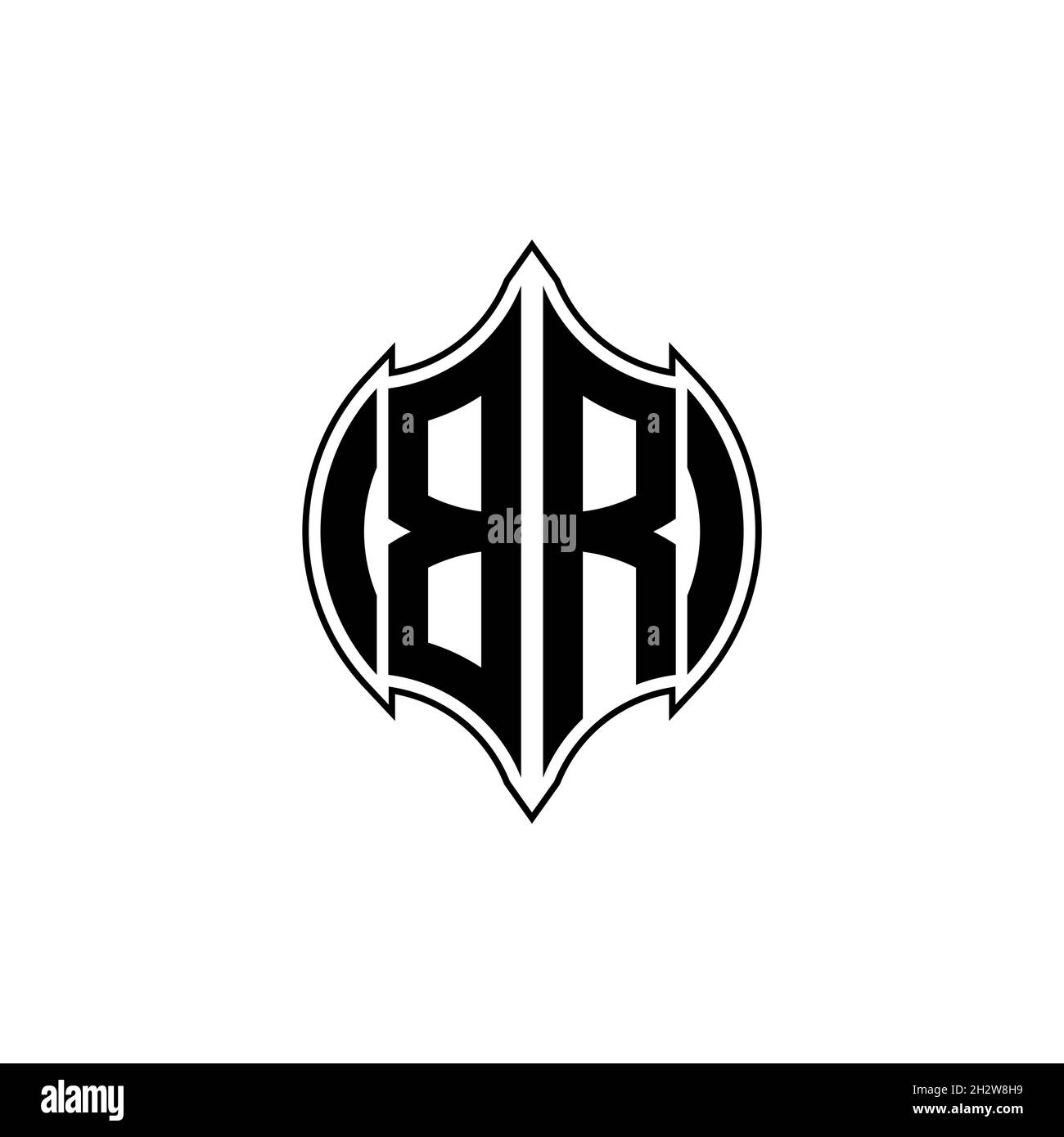 Logo monogram initial geometric shape style design. Esports logo, brand ...