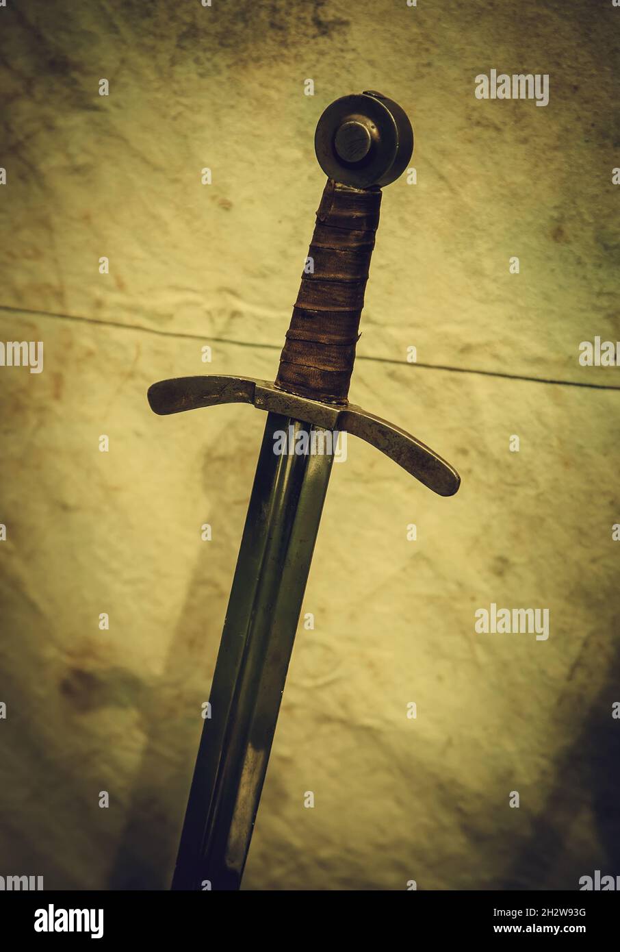 Ancient medieval sword, detail of death weapon, history Stock Photo - Alamy