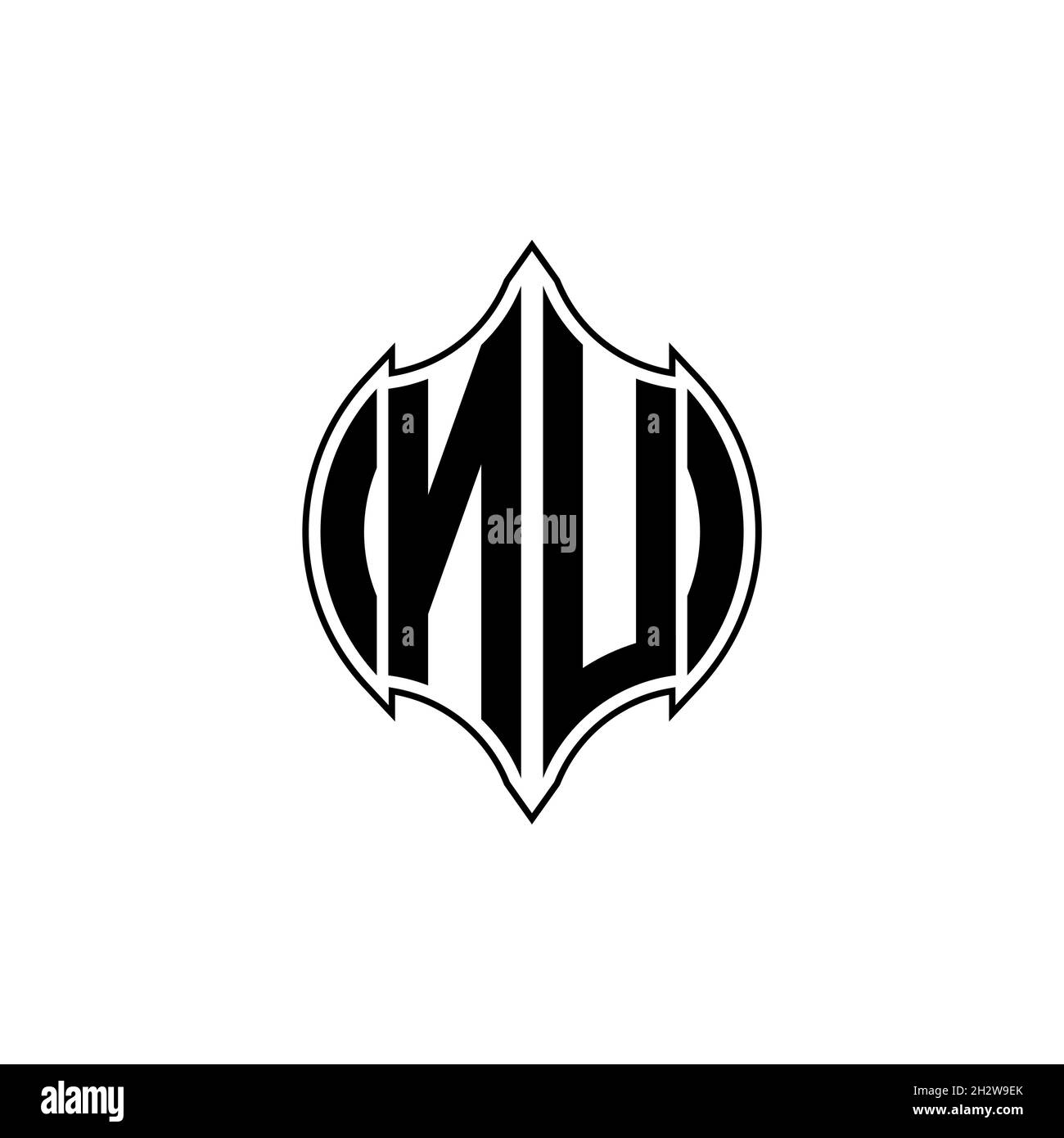 Logo monogram initial geometric shape style design. Esports logo, brand ...