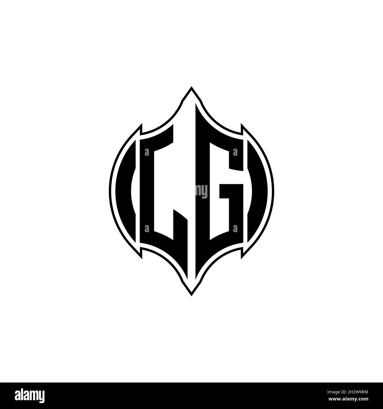 Logo monogram initial geometric shape style design. Esports logo, brand logo, initial logo ...