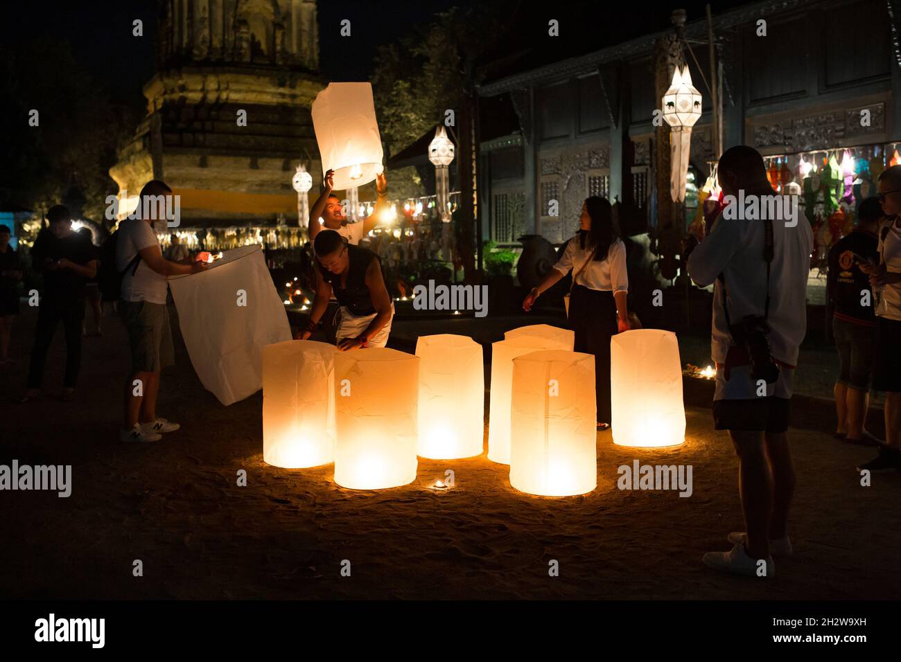 Fire lanterns hi-res stock photography and images - Alamy