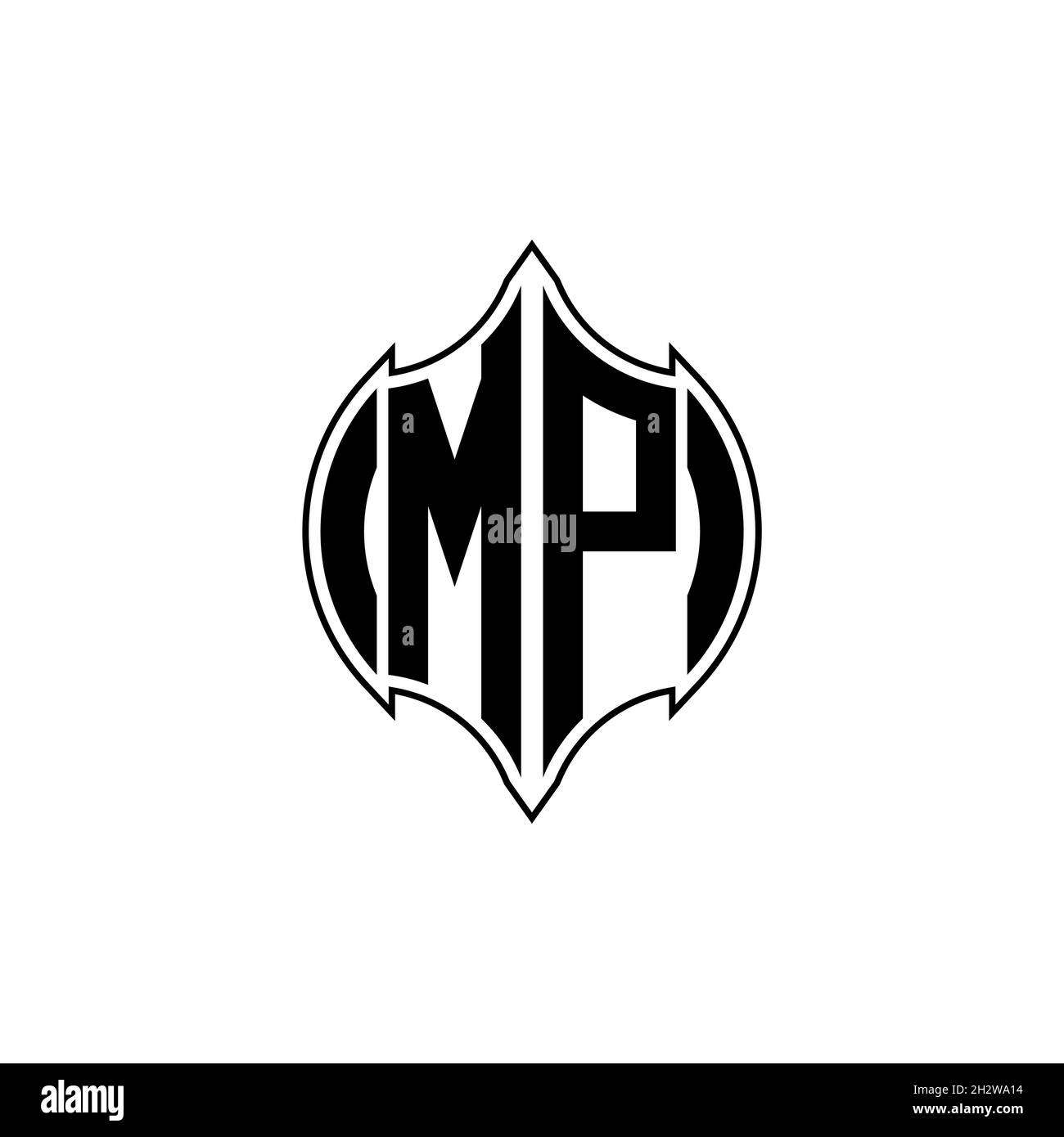 Logo monogram initial geometric shape style design. Esports logo, brand ...