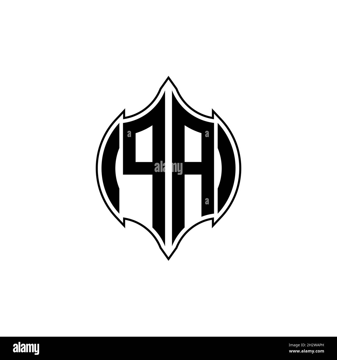 Logo monogram initial geometric shape style design. Esports logo, brand ...