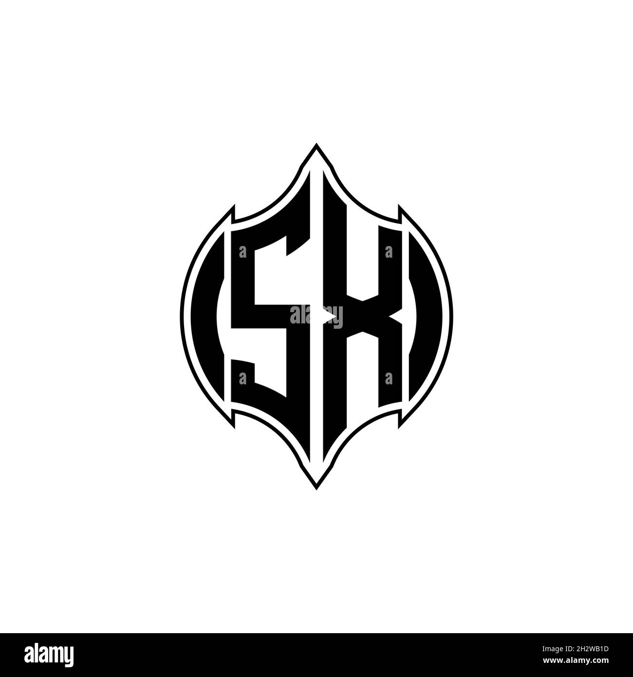 Logo monogram initial geometric shape style design. Esports logo, brand ...