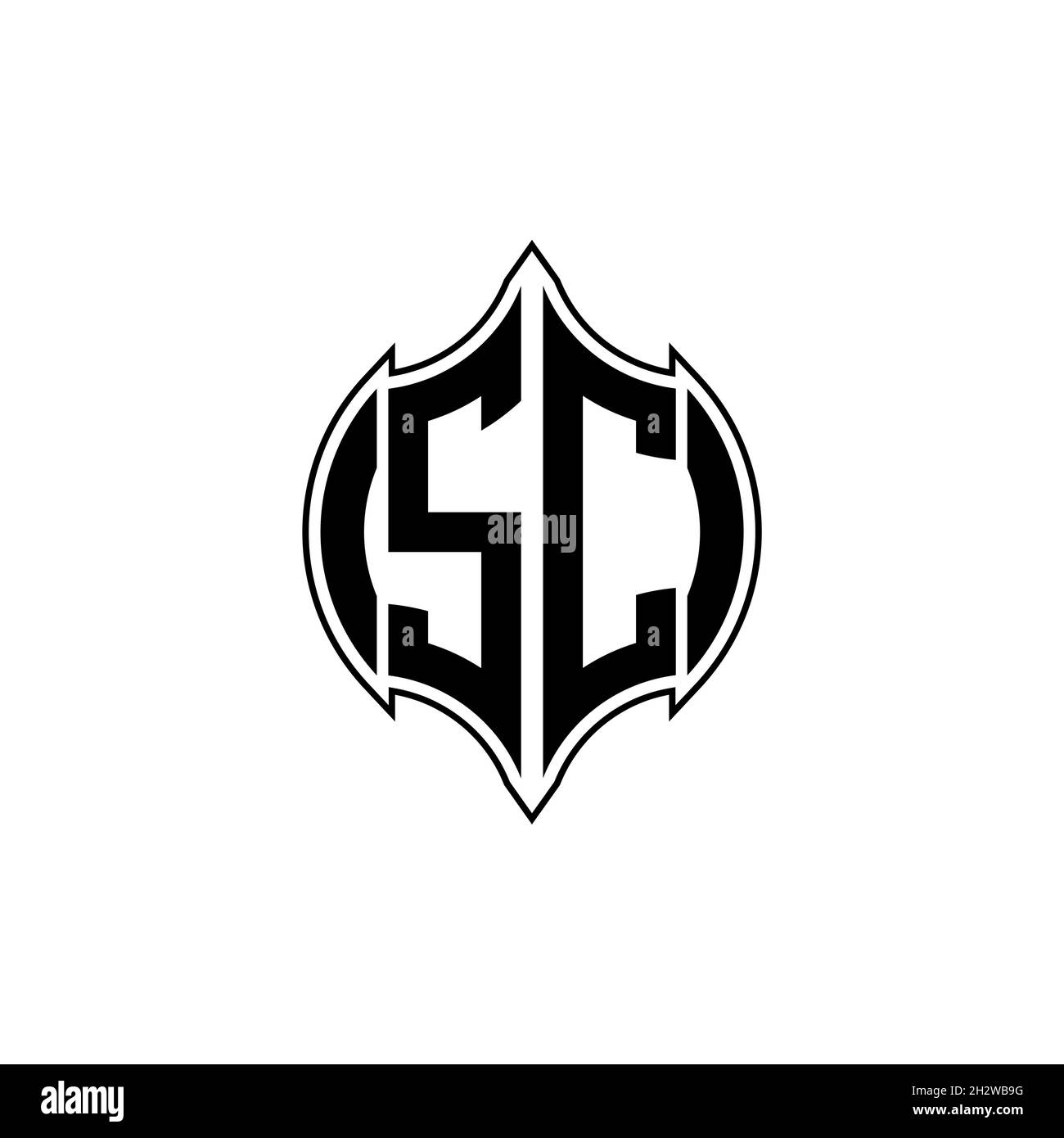Logo monogram initial geometric shape style design. Esports logo, brand logo, initial logo ...