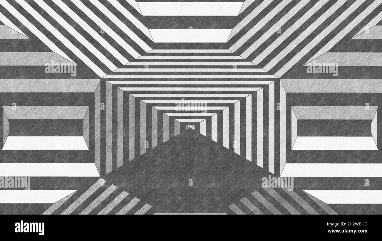 raster pattern with symmetrical elements . Modern stylish abstract ...