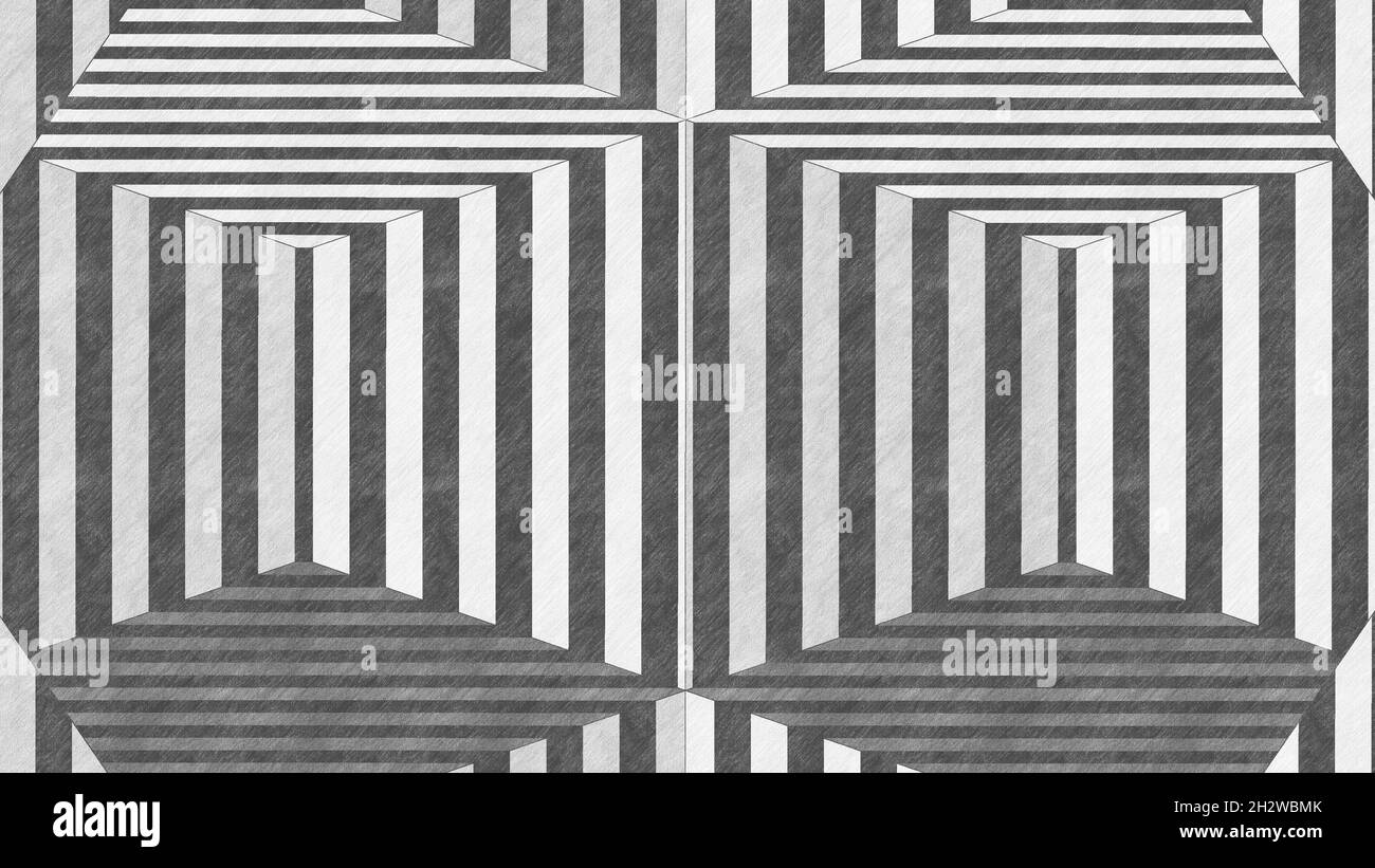 raster pattern with symmetrical elements . Modern stylish abstract ...