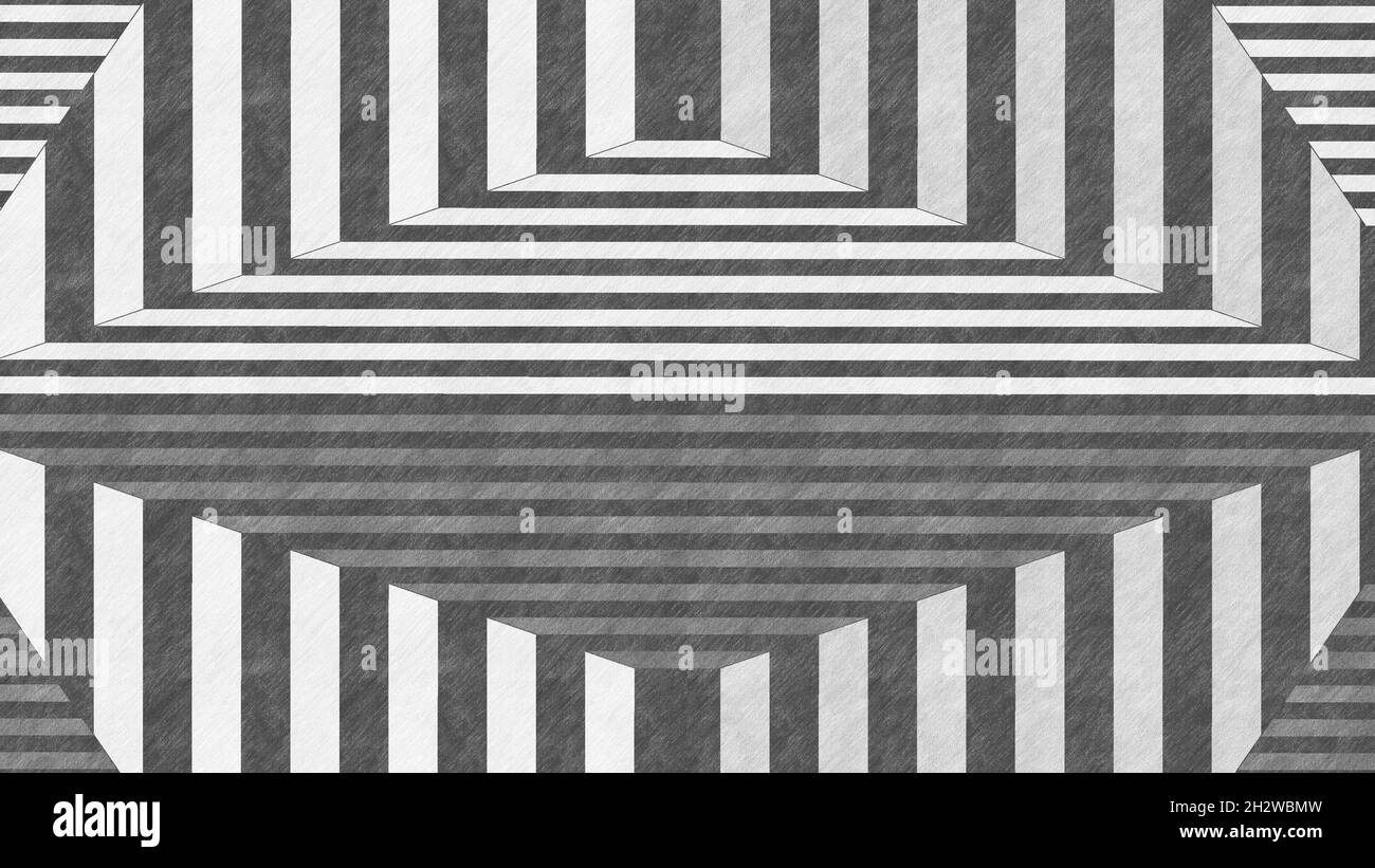 raster pattern with symmetrical elements . Modern stylish abstract ...