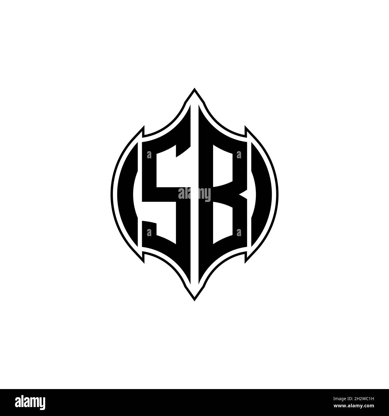 Logo monogram initial geometric shape style design. Esports logo, brand ...