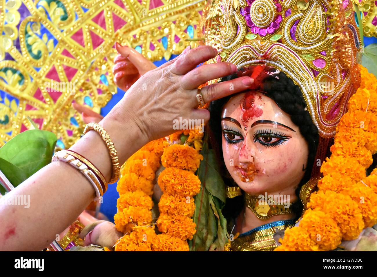 Durga idol india hi-res stock photography and images - Alamy