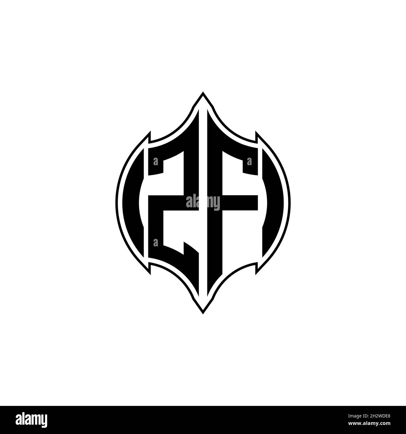 Zf logos Black and White Stock Photos & Images - Alamy