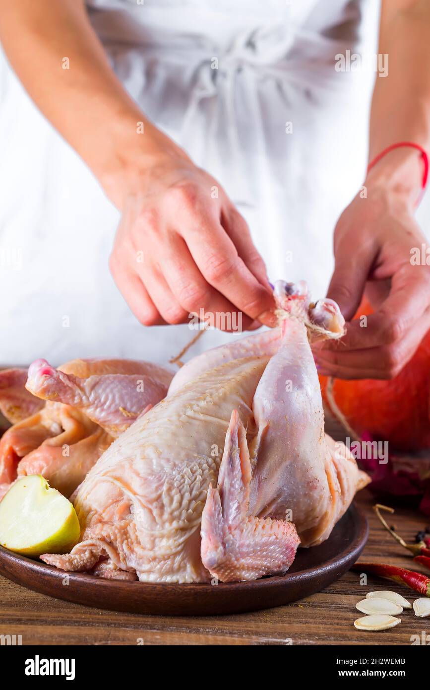 Hold fried chicken hi-res stock photography and images - Alamy