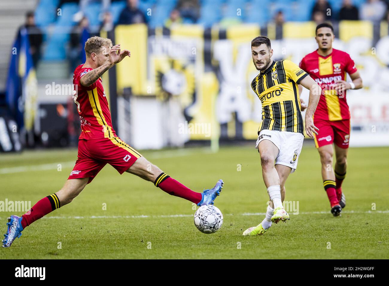 ARNHEM - 24-10-2021, GelreDome. Dutch football, eredivisie, season 2021 ...