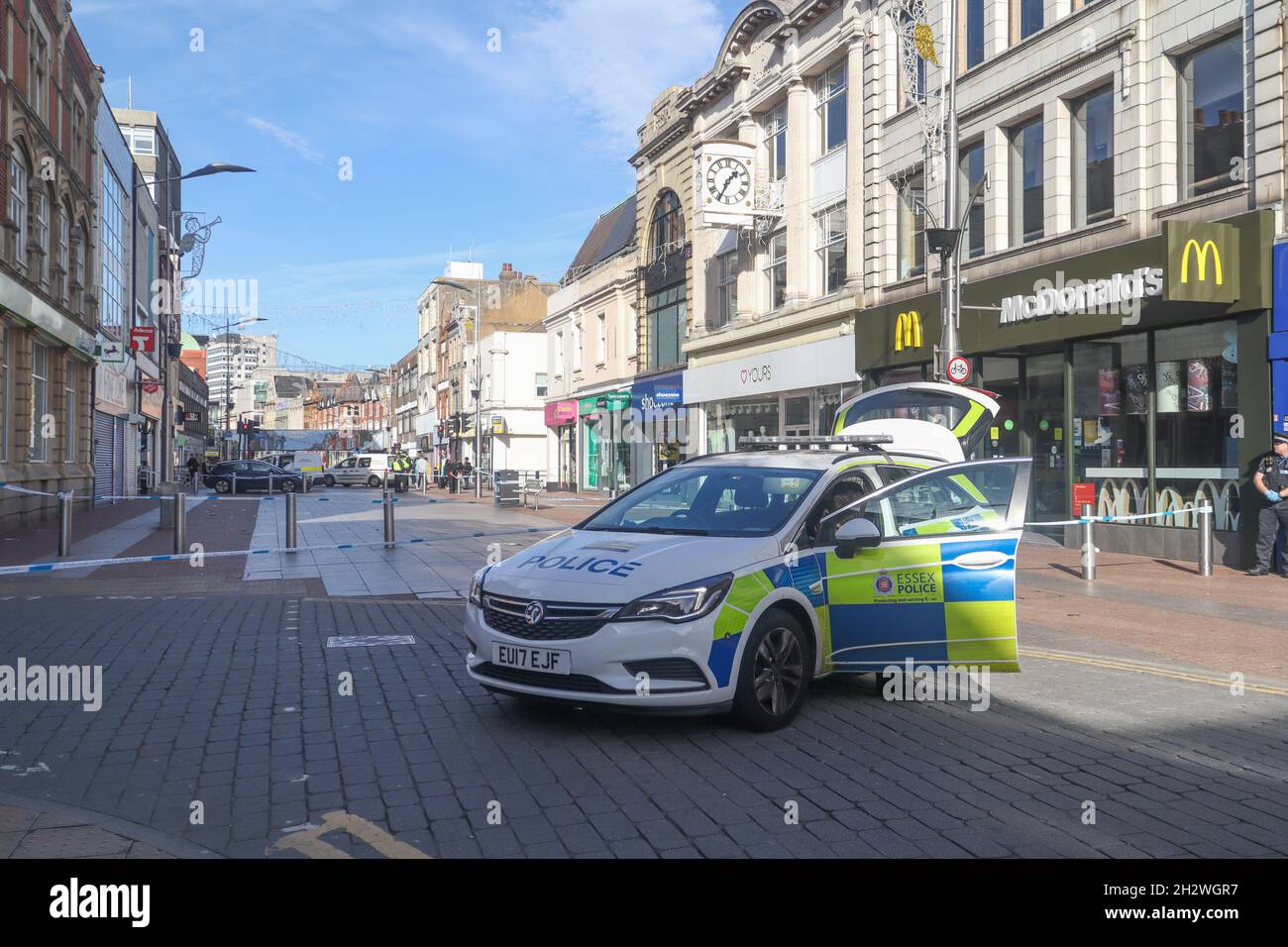 24th Oct, 2021. Southend on Sea, UK. A serious incident has occurred on ...