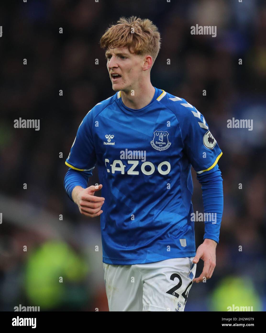 Anthony Gordon Everton Fc 2021 Stock Photo Alamy