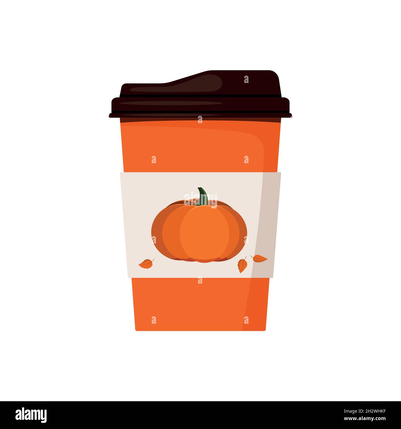 Orange squash tea cup Stock Vector Images - Alamy