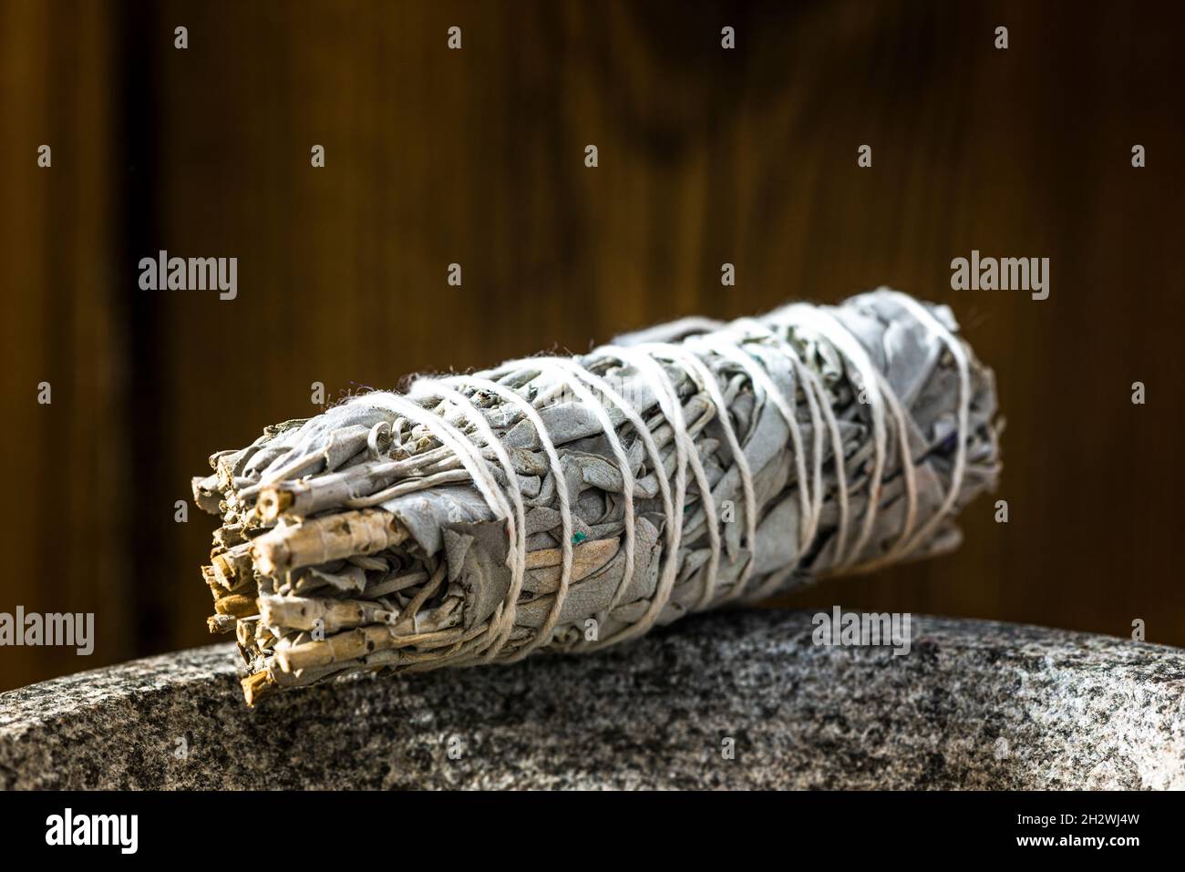 Sage Stick Smudging Ceremony. Burning Ritual for Meditation or Yoga ...