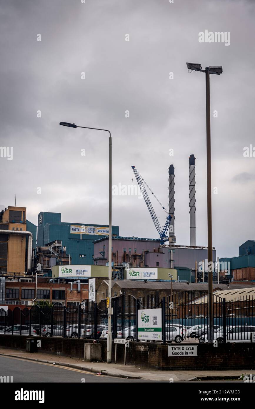 Industrial buildings, Silvertown, London Borough of Newham, London ...