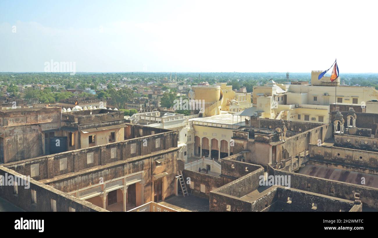 old artistic mansion ( haweli ) of mandawa city ,rajasthan,india Stock ...
