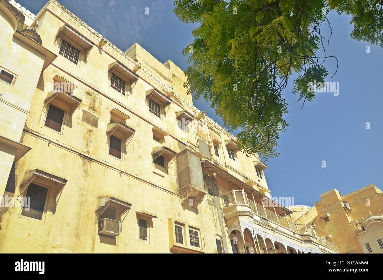 old artistic mansion ( haweli ) of mandawa city ,rajasthan,india Stock ...