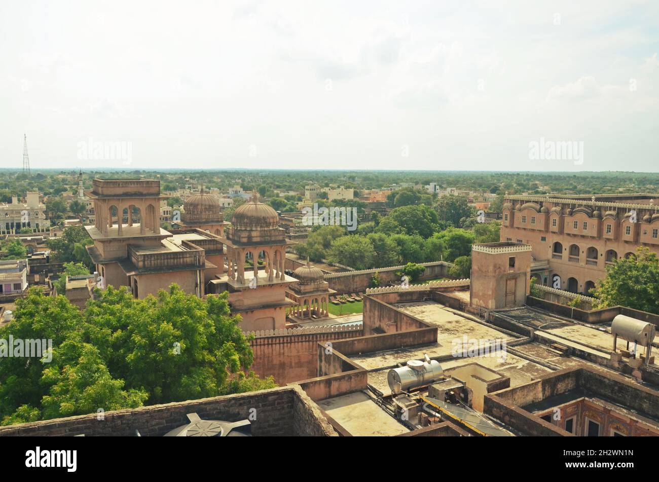 old artistic mansion ( haweli ) of mandawa city ,rajasthan,india Stock ...