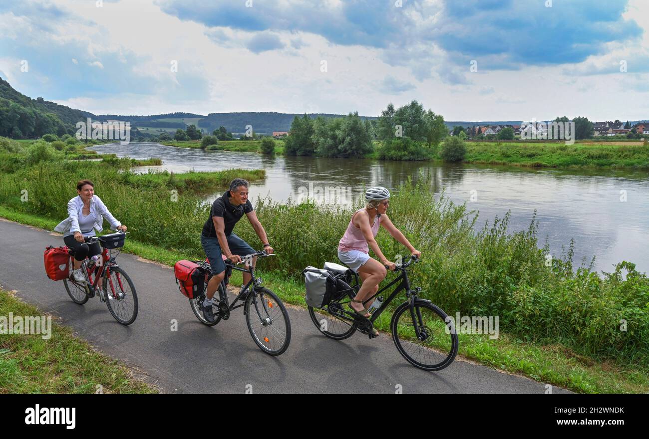 Weser radweg hi-res stock photography and images - Alamy