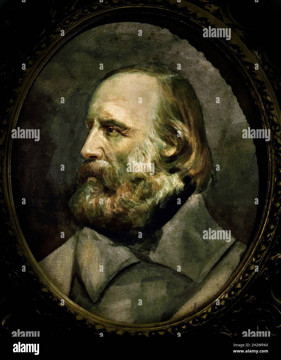 Portrait Garibaldi , last quarter 19th century, quattro sec XIX century ...