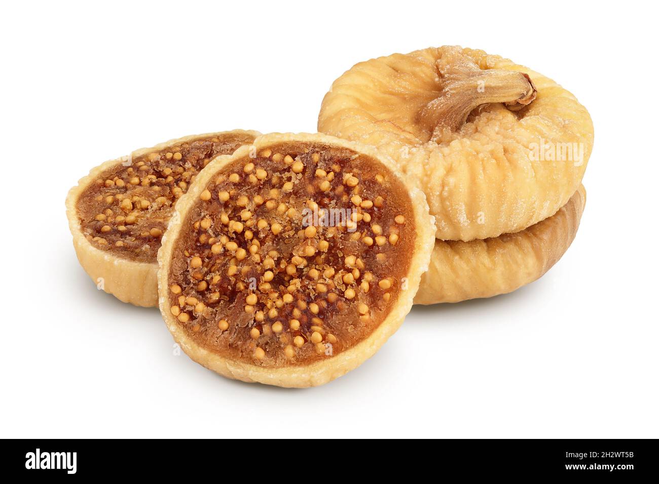dried fig isolated on white background with clipping path and full ...