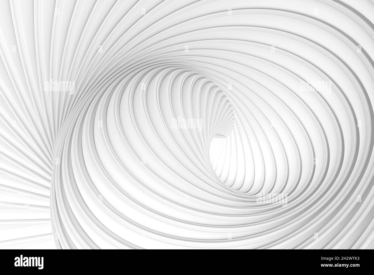 3D pattern symmetric and geometric lines abstract background, white ...