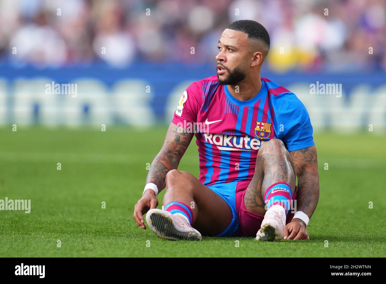 Memphis Depay of FC Barcelona during the La Liga match between FC ...
