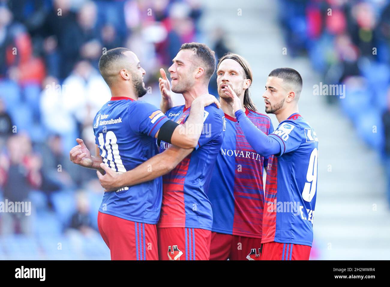 24.10.2021, Basel, St. Jakob-Park, FC Basel 1893 - FC Lugano, # 10 ...