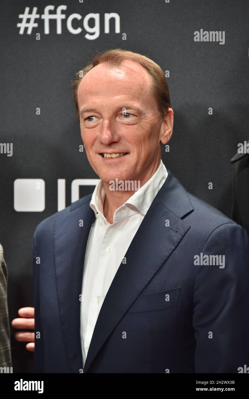 23 October 2021, North Rhine-Westphalia, Cologne: Author Marc Elsberg ...