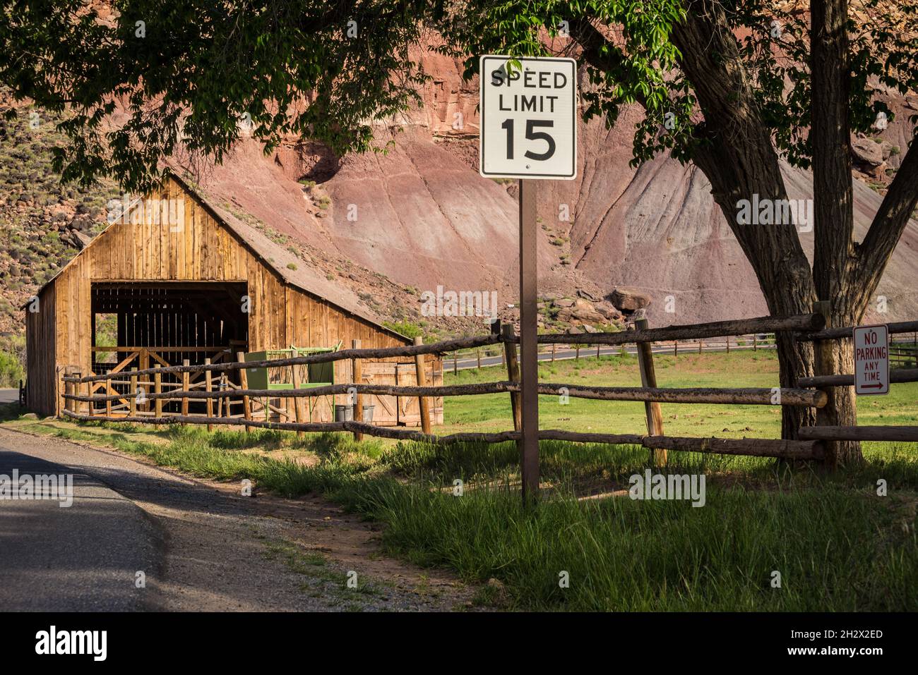 Capitol Reef Barn - Gifford Homestead - Torrey, Utah Stock Photo - Alamy
