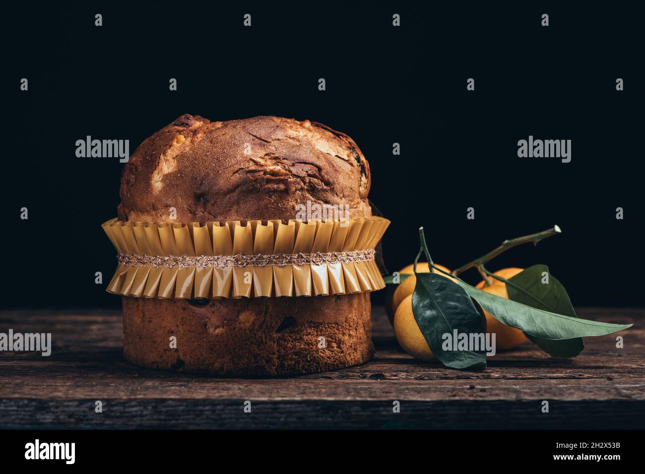 Panettone on table christmas hi-res stock photography and images - Alamy