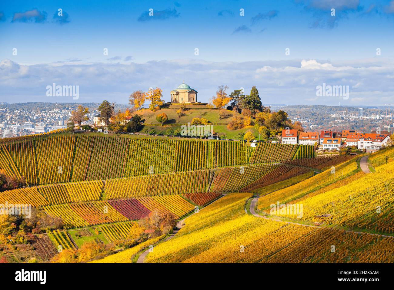 Stuttgart, Germany – April 7, 2020: Grabkapelle Württemberg Rotenberg ...