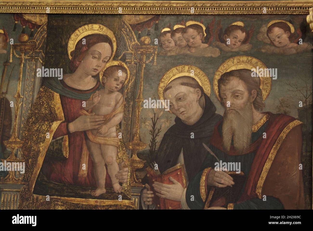 Dubrovnik, Dominikanerkloster, Museum, Pala - Heilige Konversation von ...