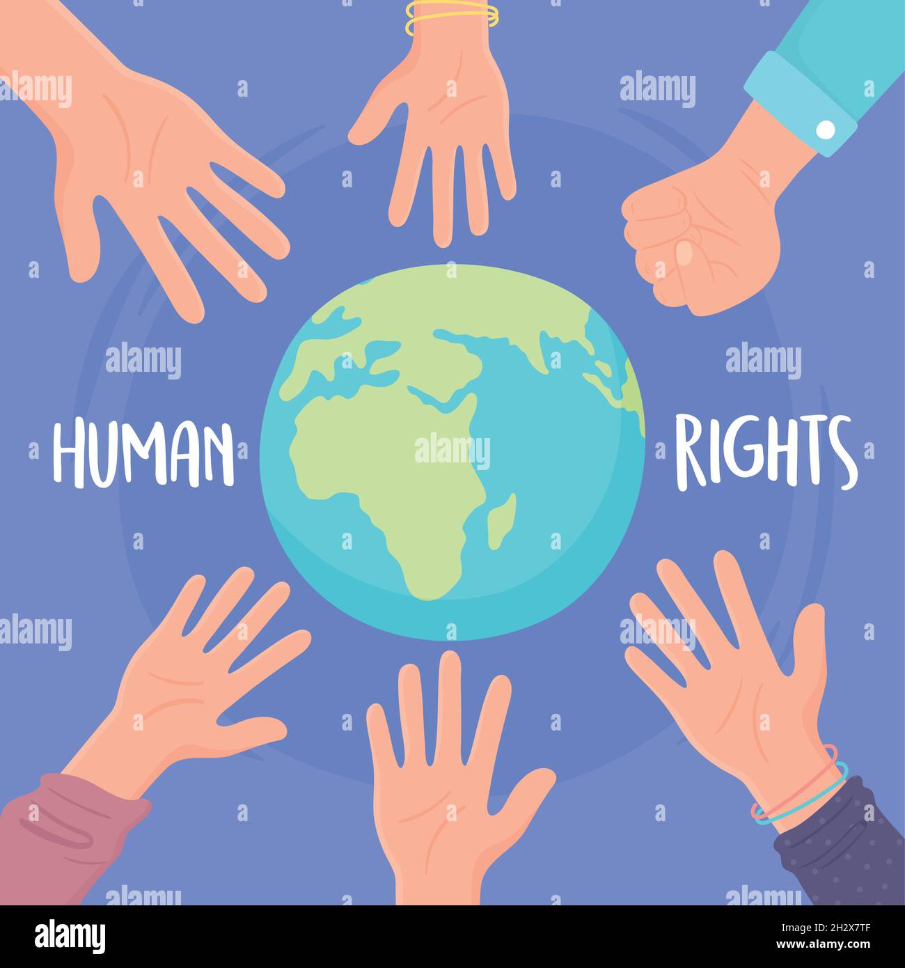 Freedom humanity human hands Stock Vector Images - Alamy