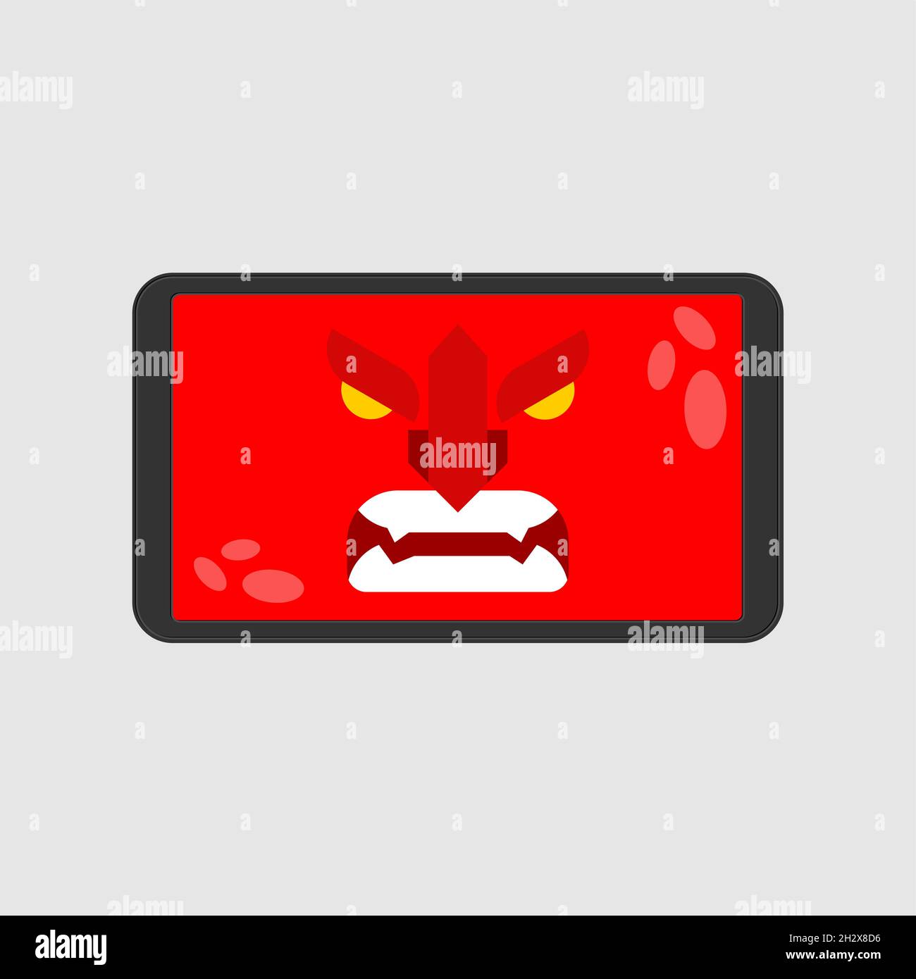 Annoyed phone Stock Vector Images - Alamy