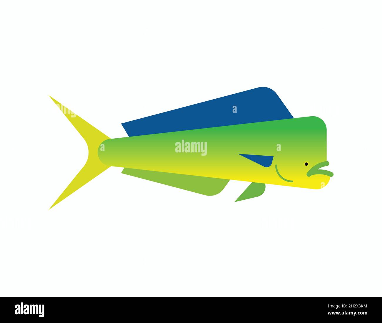 Mahi mahi caribbean Stock Vector Images - Alamy