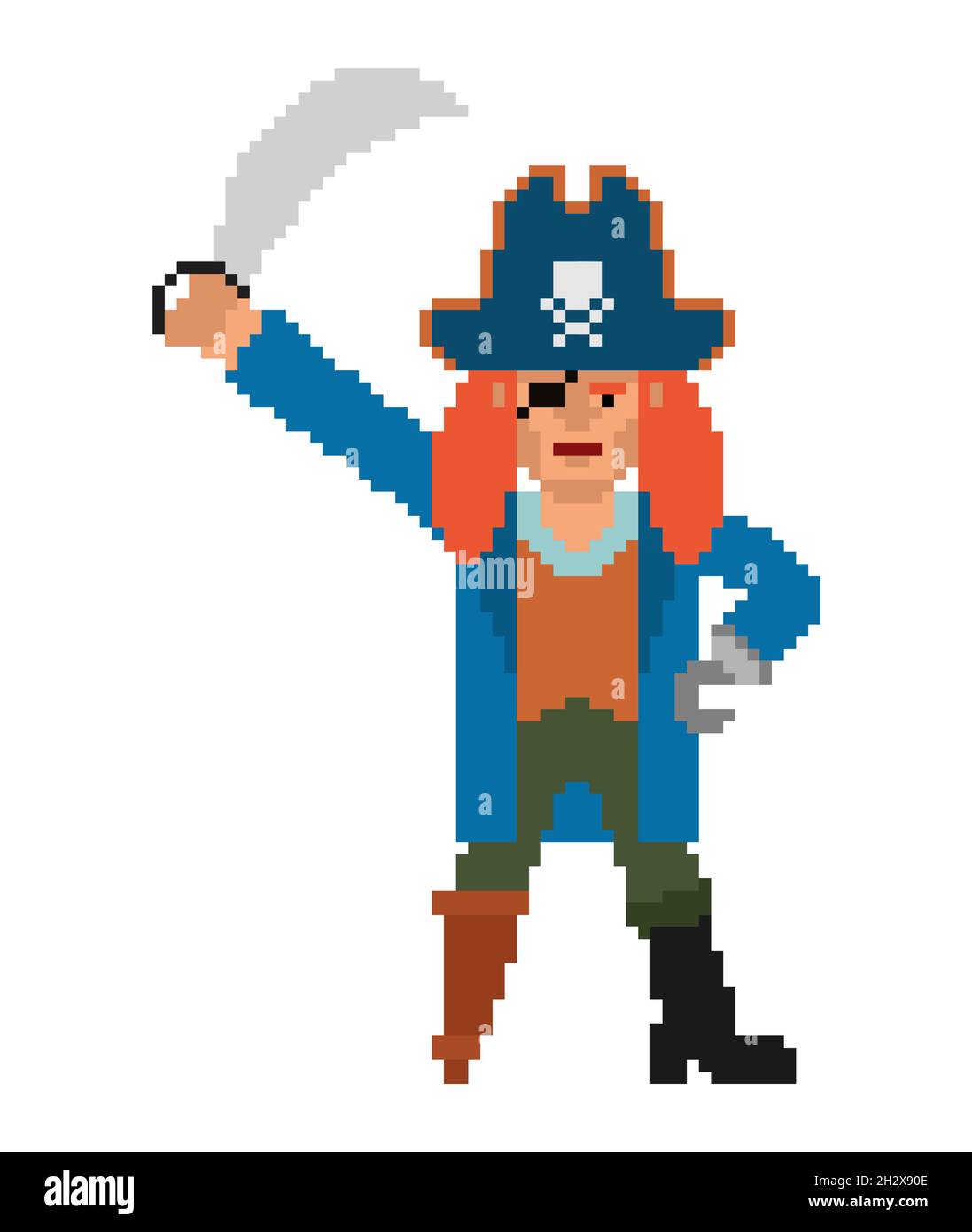 Pixel bandit Cut Out Stock Images & Pictures - Alamy