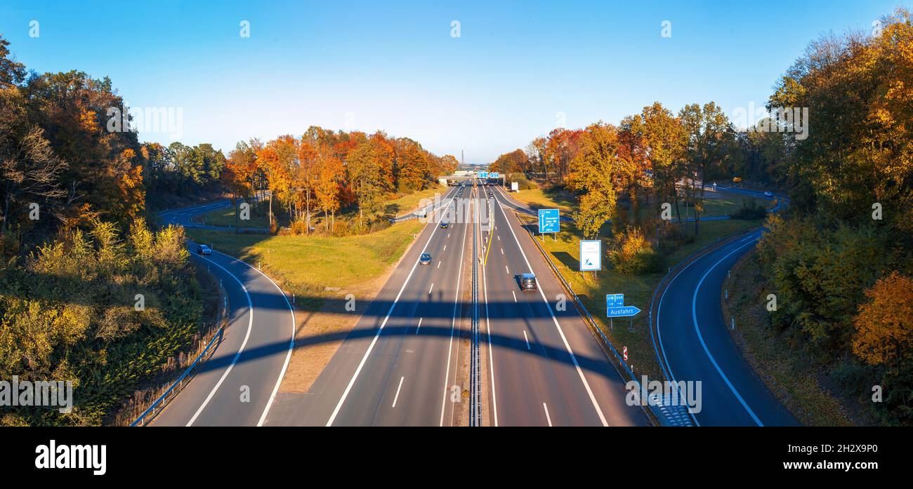 German autobahn truck hi-res stock photography and images - Alamy