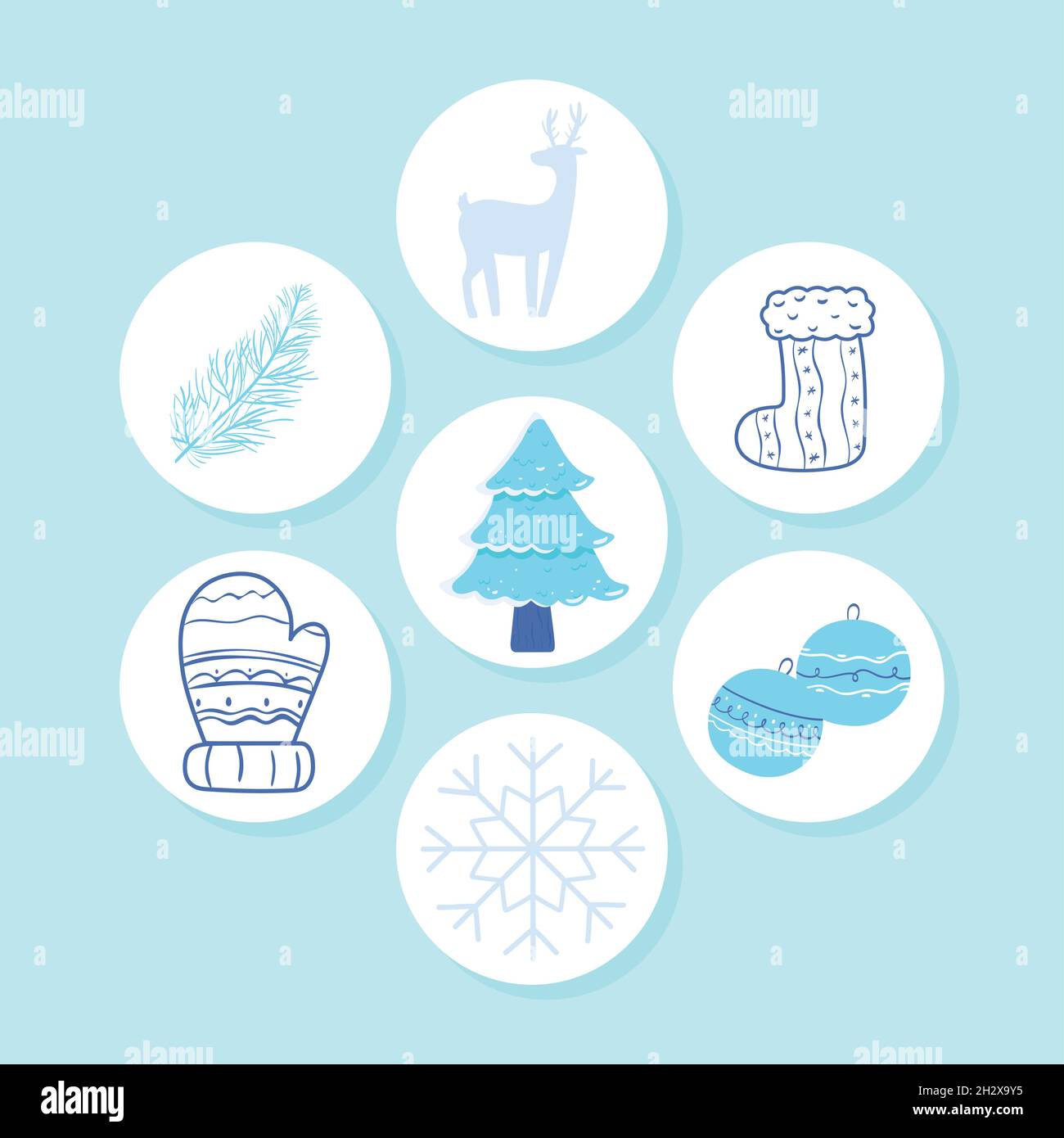 winter season icons Stock Vector Image & Art - Alamy
