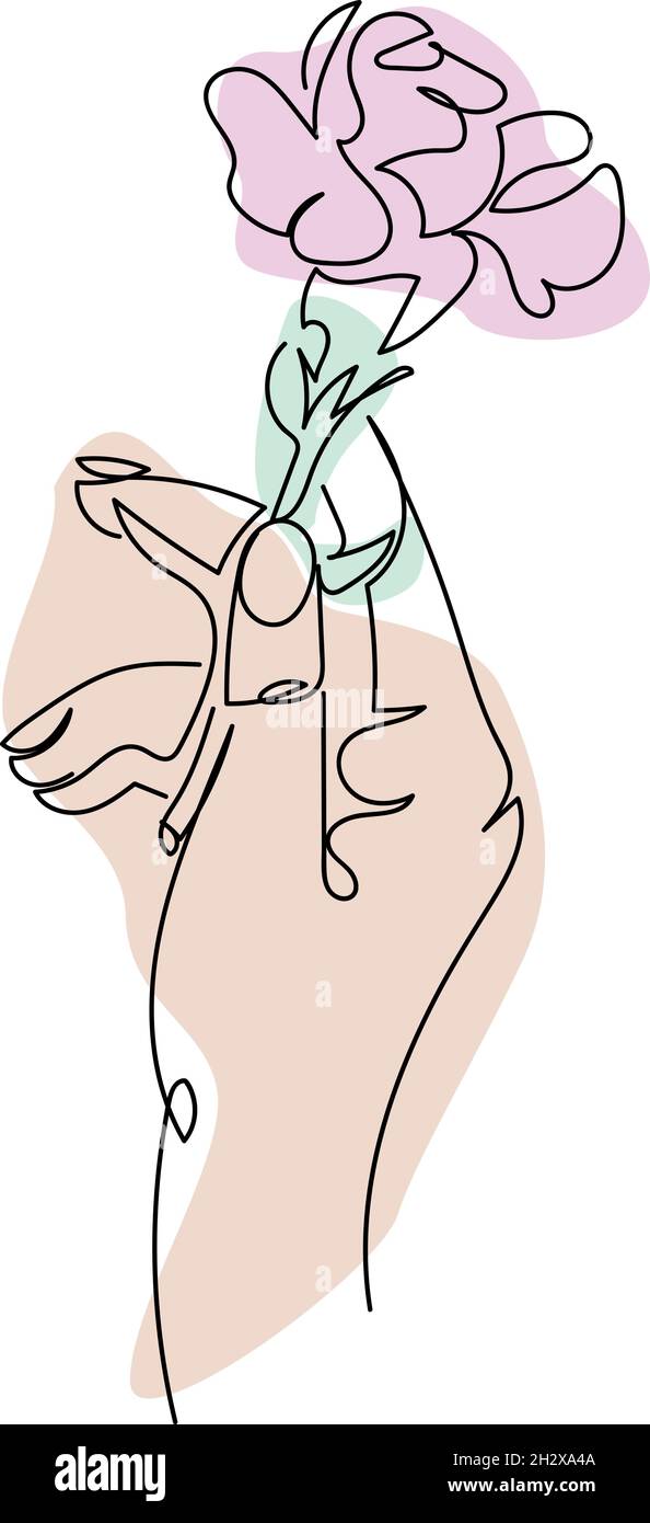 Flower line art Stock Vector Image & Art - Alamy