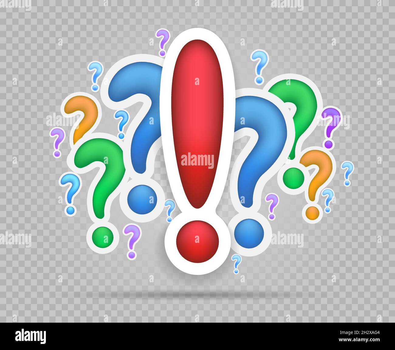Solution exclamation mark Stock Vector Image & Art - Alamy