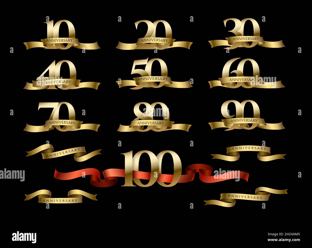 Black 100th anniversary hi-res stock photography and images - Alamy